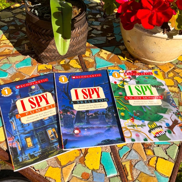 Scholastic | Other | I Spy Level Readers Book Bundle Of 3 Scary Monster ...